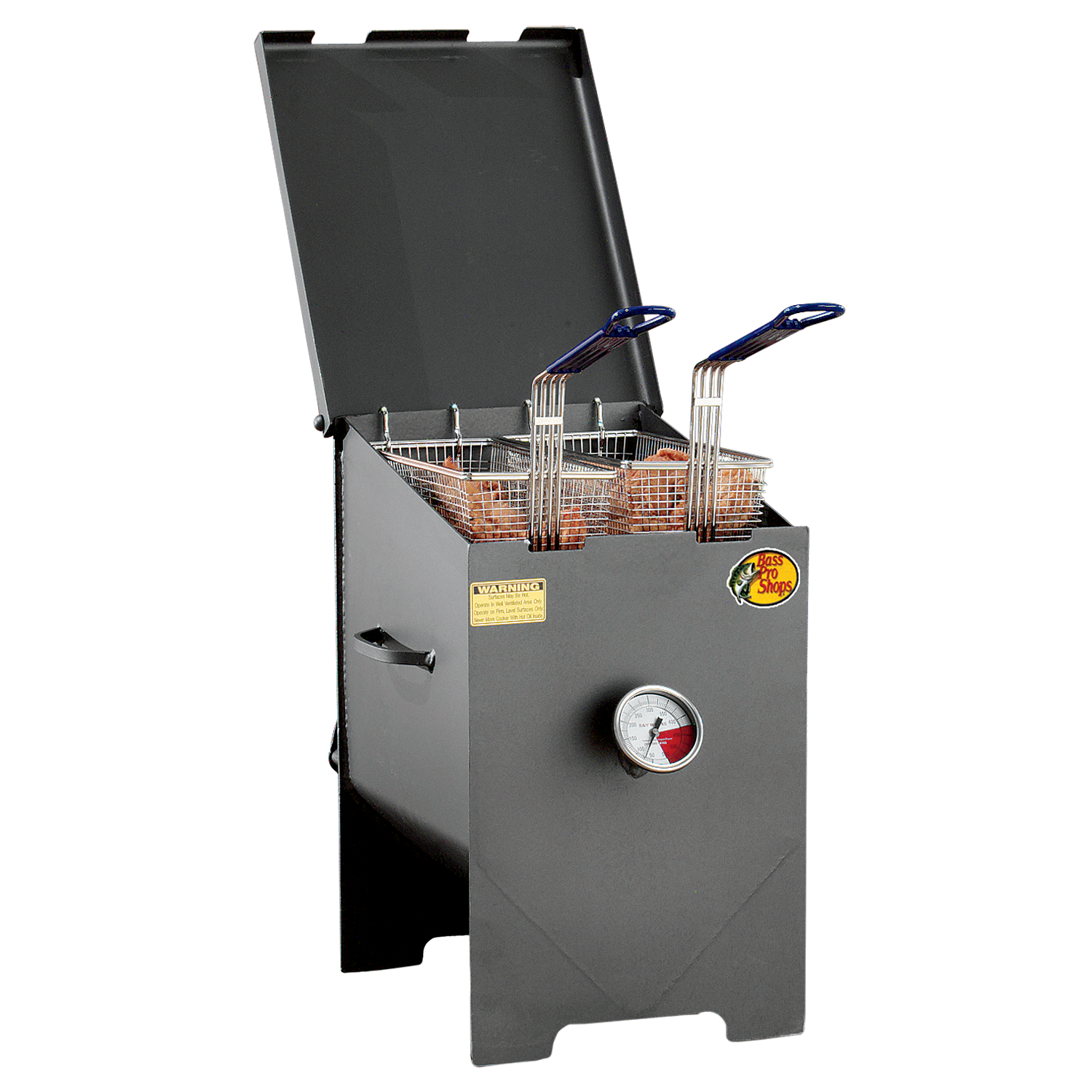 Cajun Fryer by R & V Works Propane Cooker Deep Fryers - 6 Gallon | Bass ...